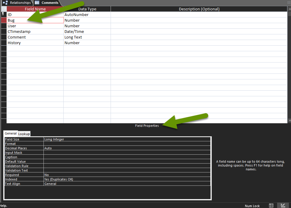 How To Manage Field Lengths In An Access Database