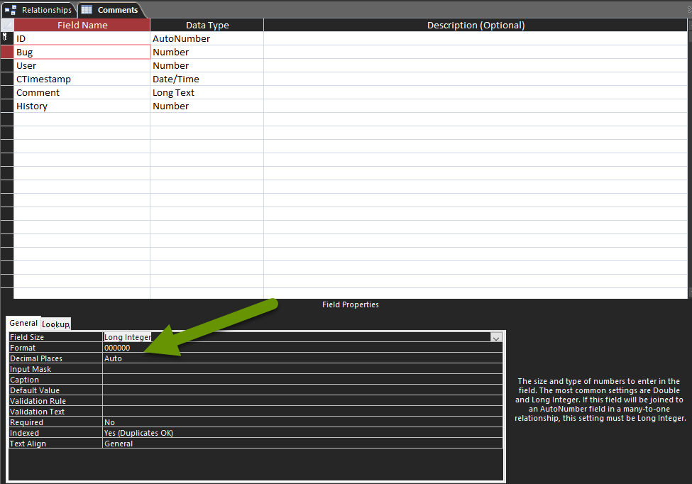 How To Manage Field Lengths In An Access Database