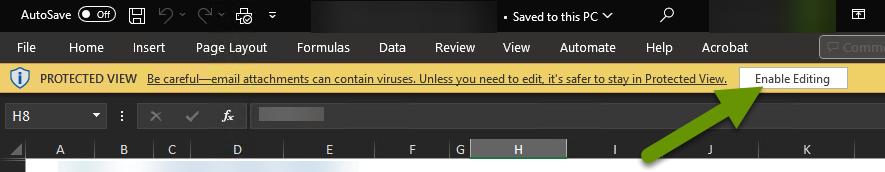 Why Some Microsoft Files Open with the "Protected View" Banner